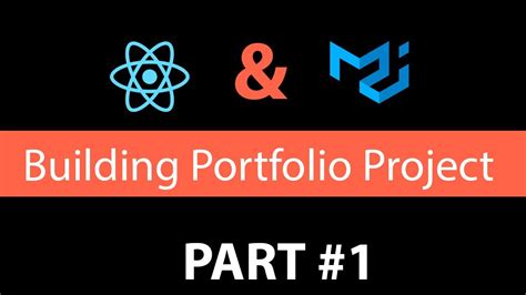 React Material Ui Project Part 1 Build Navbar And Header Youtube