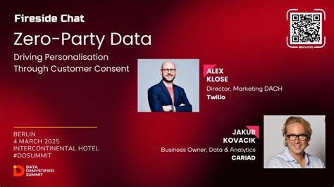 Zero Party Data Personalisation Through Consent Data Demystified Summit Posted On The Topic