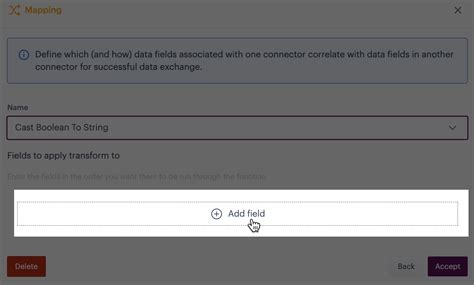 Cast Boolean To String Transform Function Patchworks Support Portal
