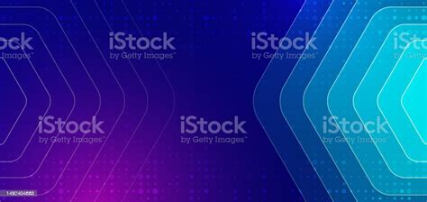 프리젠 테이션 또는 배너를위한 육각형 및 하이테크 요소가있는 기하학적 배경 의료 기술 또는 과학 디자인 분자 구조 추상적 배경