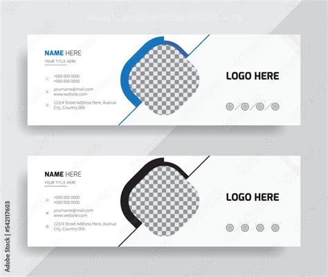 Elegant Corporate Minimal Email Signature Flat Mail Template Or Email