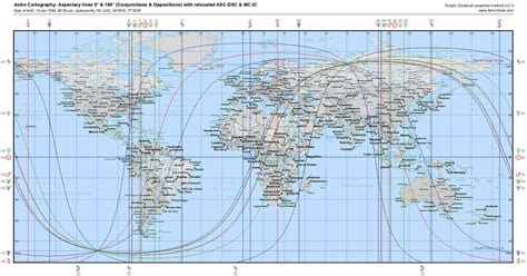 Made An Astrocartography Chart But Dont Know How To Read It Rastrologyreadings