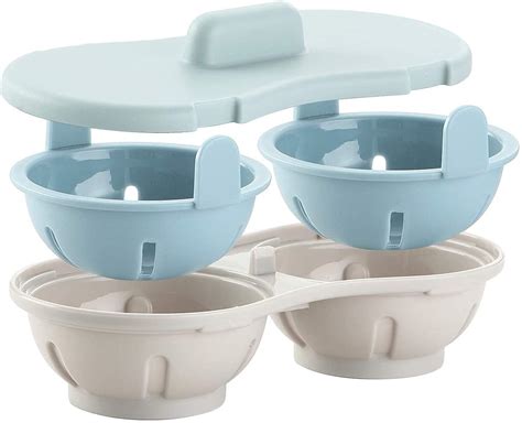 Egg Poacher Microwavable Egg Steamer Cookwarehome Kitchen Gadget Ts