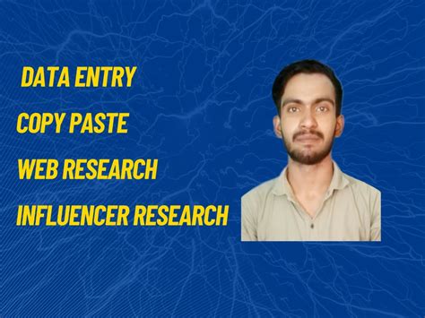 Data Entry Copy Paste Web Research And Influencer Research Fast