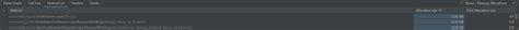 gradle difference in available memory when running tests via intellij