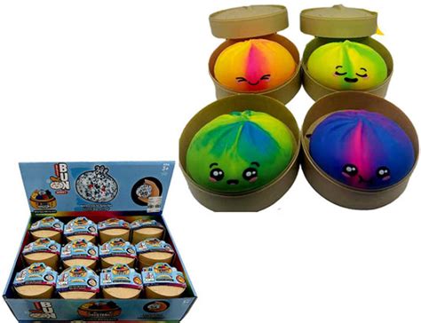 Squishy Dumplings Tie Dye 35 Mystery Pack 1 Random Squishy Toy Bun
