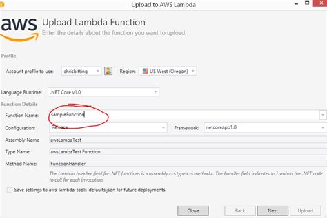 How To Create A Simple Net Core C Aws Lambda Function Start To