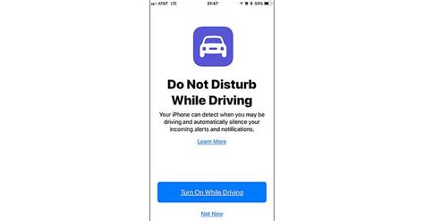 IOS How To Set Up And Customize Do Not Disturb While Driving