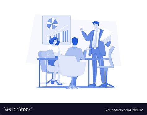 Operations Manager Optimizing Workflows Royalty Free Vector