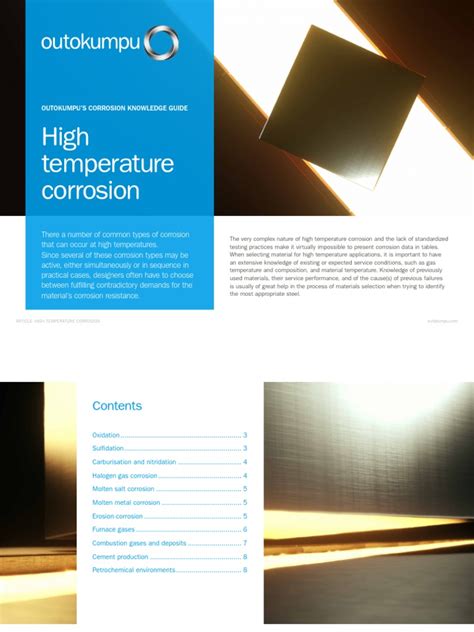 Corrosion Guide 3 High Temperature Corrosion Pdf