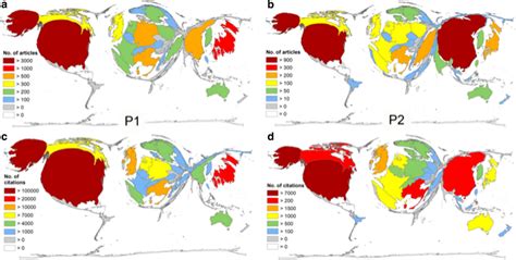 Density Equalizing Map Projection Of Absolute Numbers Number Of