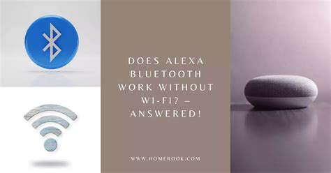 Does Alexa Bluetooth Work Without Wi Fi Answered Home Rook
