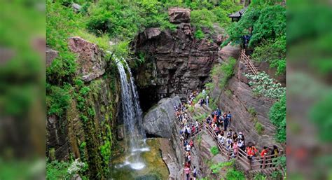 Tourist Trap Viral Video Reveals Chinas Famous Waterfall Fed By Pipes Timestravel