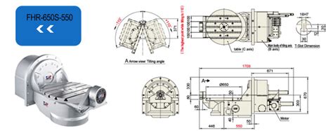 waterproof 5th axis tjr rotary indexing table for cnc machine china