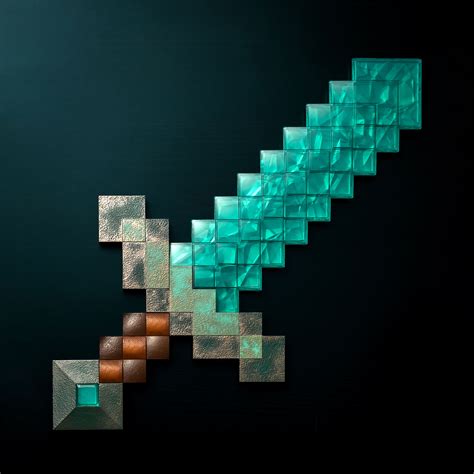 Minecraft Réplique De LÉpée De Diamant Elbenwald