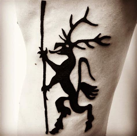Blackwork Satyr Tattoo By Madlen
