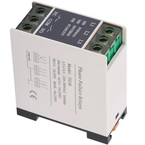 3 Phase Phase Sequence Relay Phase Sequence Protection Relay Rated Current 5a £12 96 Picclick Uk