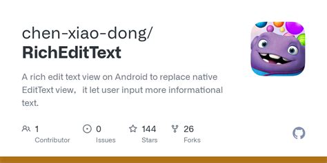 Github Chen Xiao Dongrichedittext A Rich Edit Text View On Android