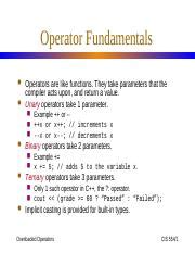 Operator Fundamentals Unary Binary And Ternary Operators Course Hero