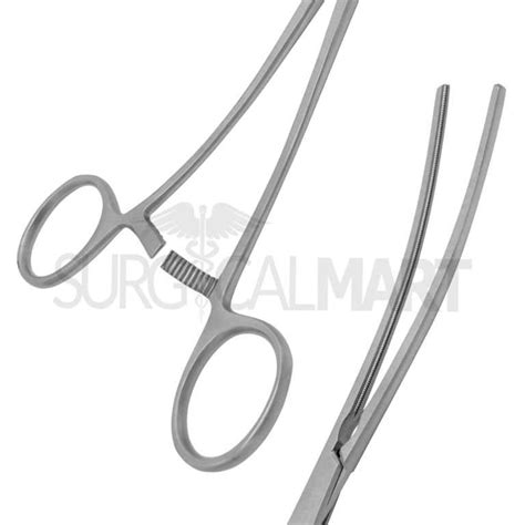 Debakey Aortic Aneurysm Clamps 10 Curved 95mm 1x2 Teeth