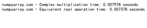 Numpy中的zeros函数和复数操作:全面指南极客笔记 Numpy中的zeros函数和复数操作:全面指南极客笔记