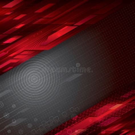 Abstract Technology Background Stock Vector Illustration Of Tech