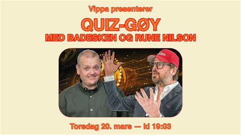 Quiz GØy Med Badesken Og Rune Nilson