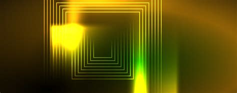 네온 빛나는 선과 각도 마법의 에너지 공간 조명 개념 벽지 배너 배경 전단지 카탈로그 표지 전단지에 대 한 벡터 그림 검은색에 대한 스톡 벡터 아트 및 기타 이미지 Istock