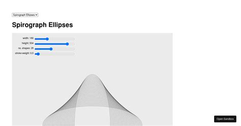 Variable Geometric Shapes Codesandbox