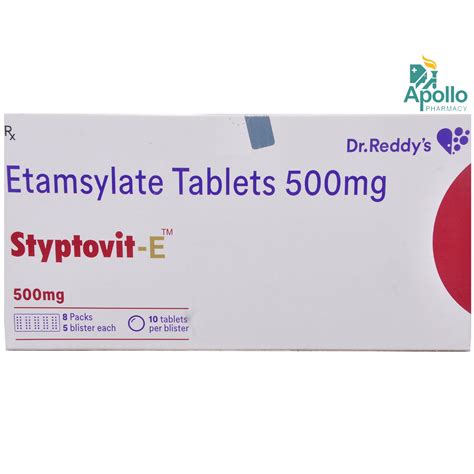 Styptovit E Tablet Uses Side Effects Price Apollo Pharmacy