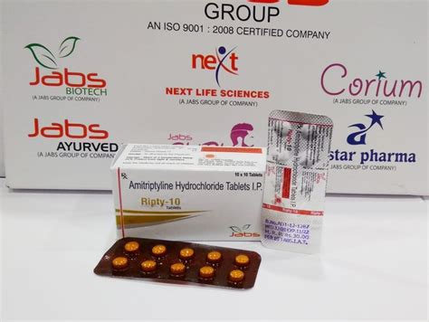 Amitriptyline Hydrochloride Tablets Ip At ₹ 266box Antidepressant Tablet In Nabha Id