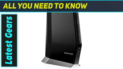 Netgear Nighthawk Cax80 Best High Speed Modem Router For Gamers Youtube