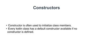 Kotlin OOP Concepts PPTX
