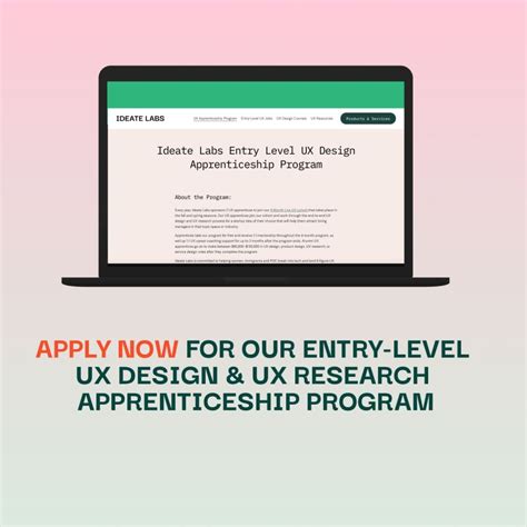 Every Year Ideate Labs Sponsors 2 Ux Interns To Join Us For 4 Months