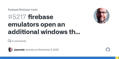 Firebase Emulators Open An Additional Windows That Does Not Close When The Emulators Are Closed