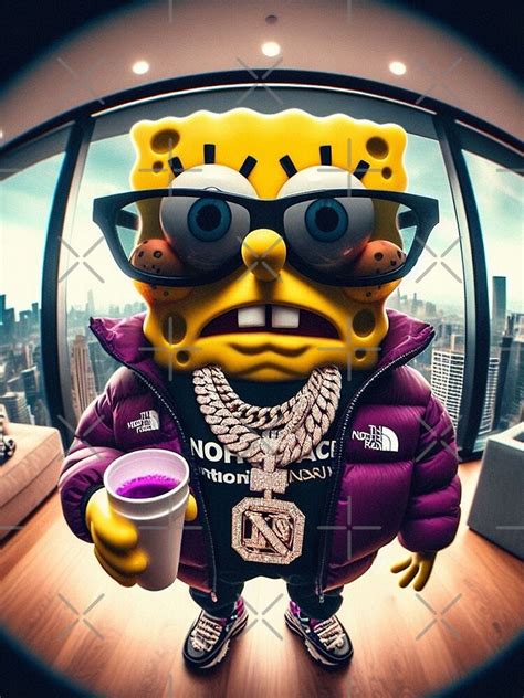 Spongebob Swag Notizen Spongebob Gangster Sticker