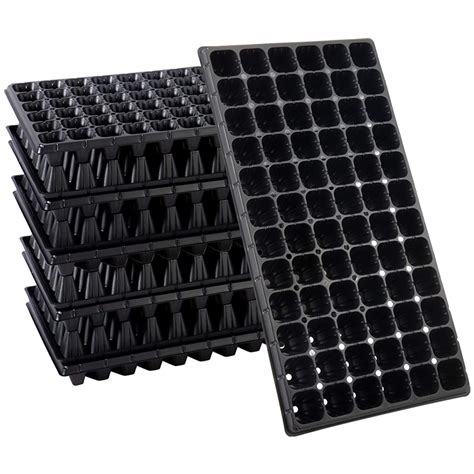 50 Cell Plastic Propagation Tray 10 Pack Fits 1020 Trays 50 Cell 10
