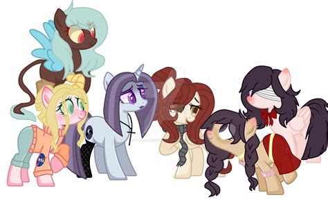 [mlp Oc] Mane Six By Marielleangel On Deviantart