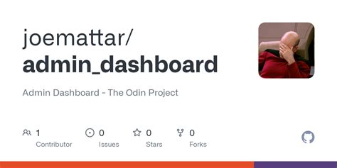 Github Joemattaradmindashboard Admin Dashboard The Odin Project