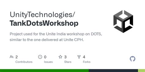 Github Unitytechnologies Tankdotsworkshop Project Used For The Unite India Workshop On Dots