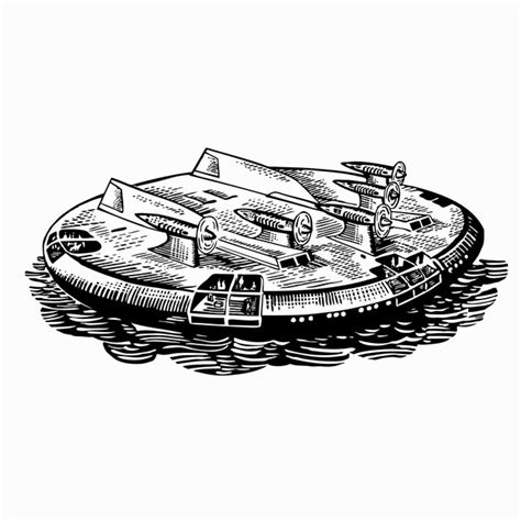 Hovercraft Art Vectors And Illustrations For Free Download Freepik