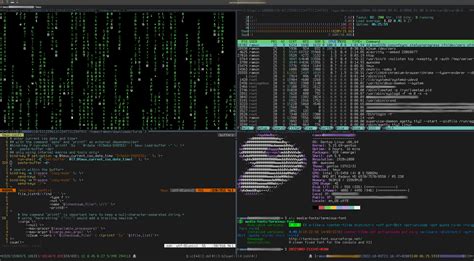 [tmux] my self built ide r unixporn
