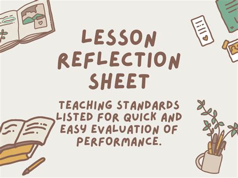 Lesson Reflection Sheet Trainee Teacher Teaching Resources Lesson Reflection Sheet Trainee Teacher Teaching Resources