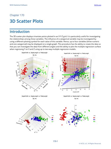 3d Scatter Plots Pdf Regression Analysis Scatter Plot