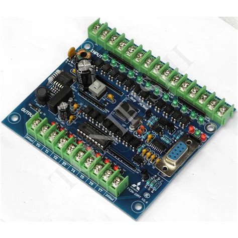 PLC Domestic Industrial Control Board FX2N 20MT Programmable Controller Online Monitoring Power