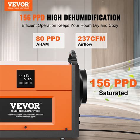 Vevor 156 Pints Commercial Dehumidifier Manual Vevor Blog