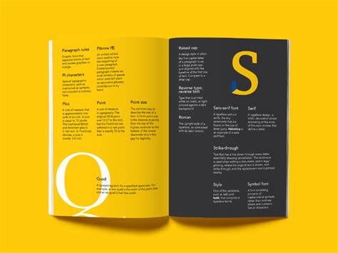 type glossary for graphic designers