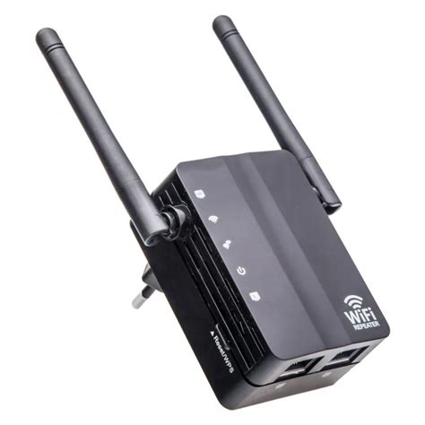 Wireless N 300mbps Range Extender 2 Port Wifi Repeater Home Travel