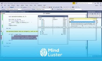 Learn Quicksort 4 VB NET Implementation Mind Luster