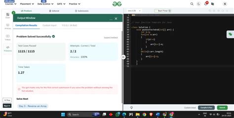 gfg160 geekstreak2025 problemsolving dsa codingchallenge gopesh